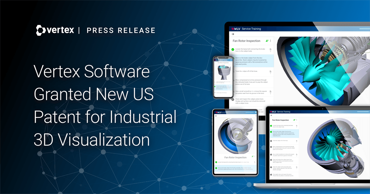 Vertex Software Awarded New US Patent for 3D Object Visualization & Manipulation Across Multiple ...
